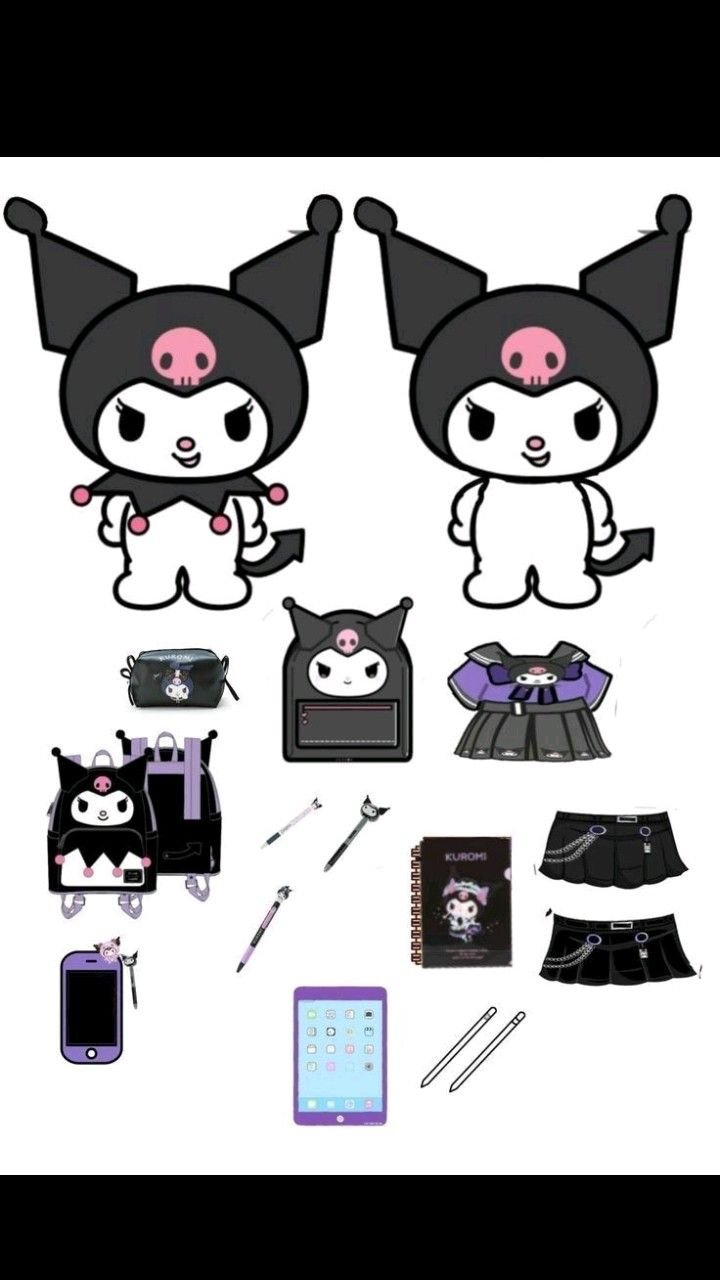 How to Draw Kuromi and My Melody - Kuromi
